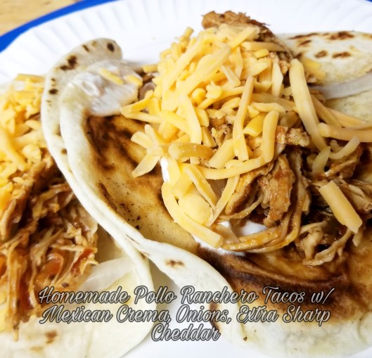 PICTURES *** Homemade Pollo Rancheros Tacos (a couple of days worth ...