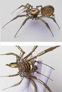 **PICTURES**STEAMPUNK *** Artist Crafts Intricate Steampunk Spider ...