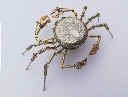 **PICTURES**STEAMPUNK *** Artist Crafts Intricate Steampunk Spider ...