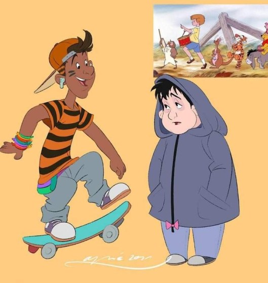 ***PICTURES***Alex Pick Turns Disney Characters From Animals To Humans ...