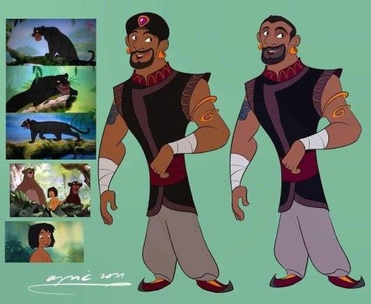 ***PICTURES***Alex Pick Turns Disney Characters From Animals To Humans ...