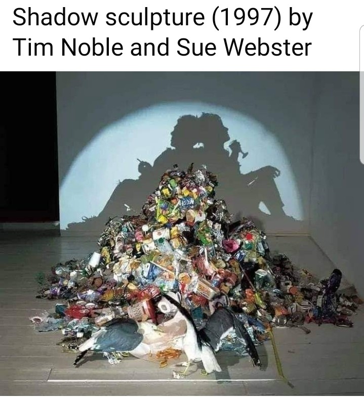 ***Art*** Shadow sculpture (1997) by Tim Noble and Sue Webster | Leila ...