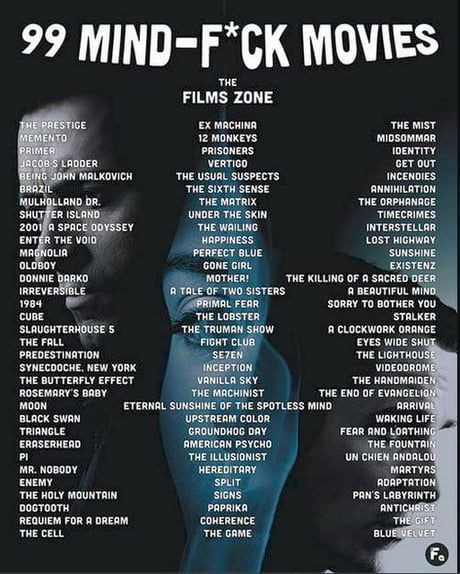 How Many Of These Mind F*ck Movies Have You seen? Are Movies Missing ...